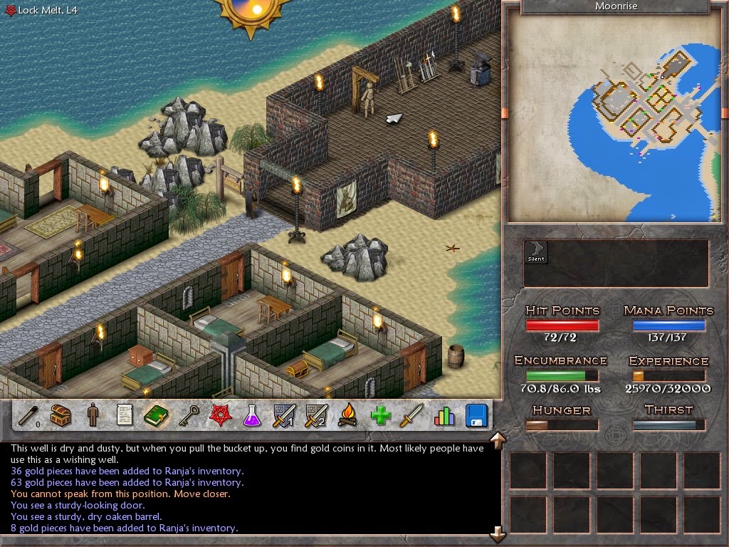 CRPG Revisiting old classics: Eschalon: Book III - Game mechanics