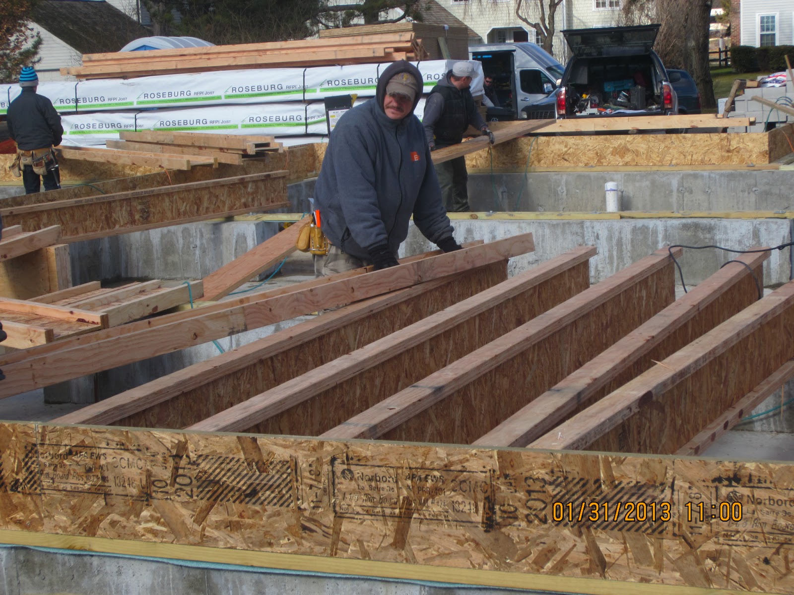 New Home Build: Sixth post, January 29, 31 and February 1, 2013