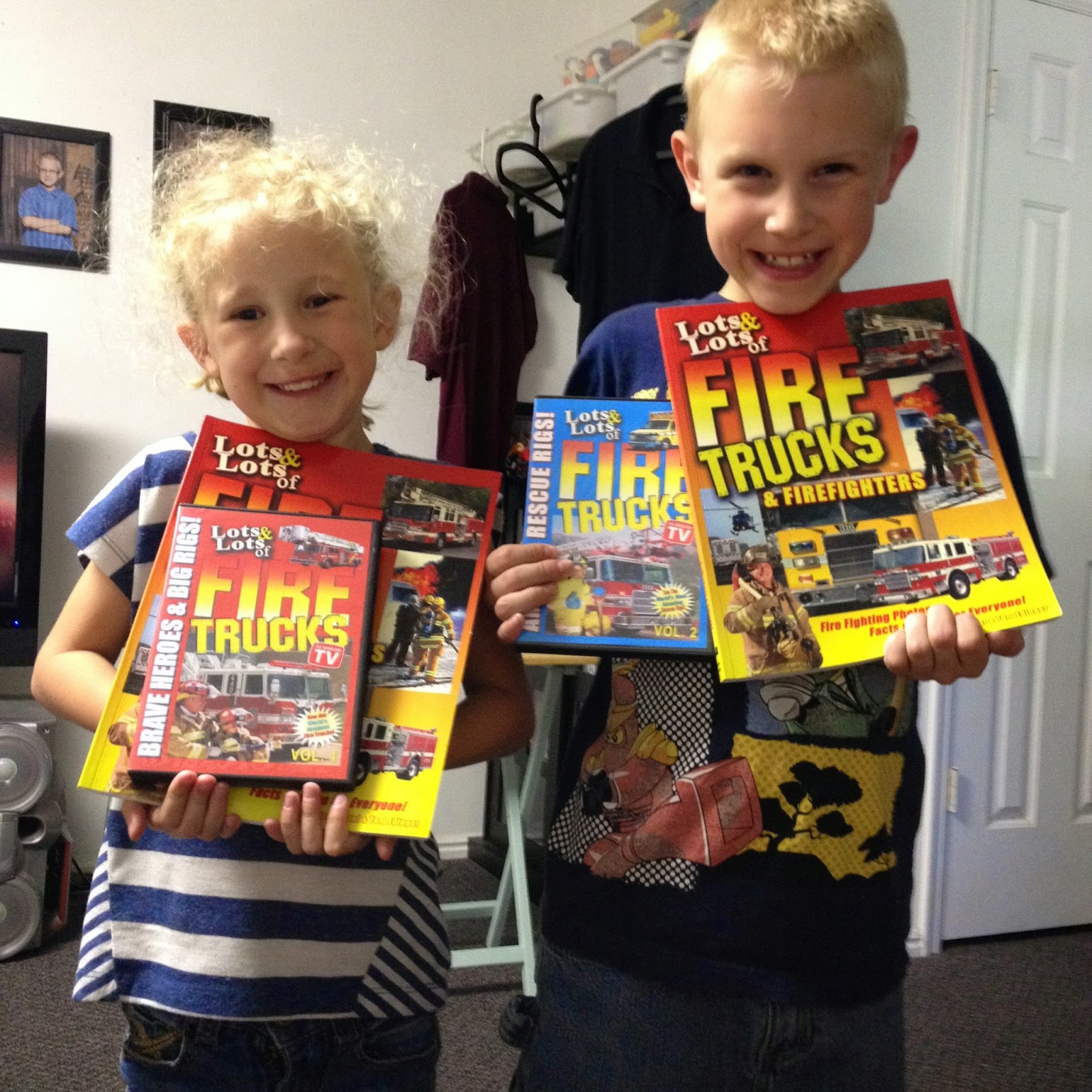 Heart Zipper: Lots & Lots of Fire Trucks 2 DVD Set and BOOK with Audio ...