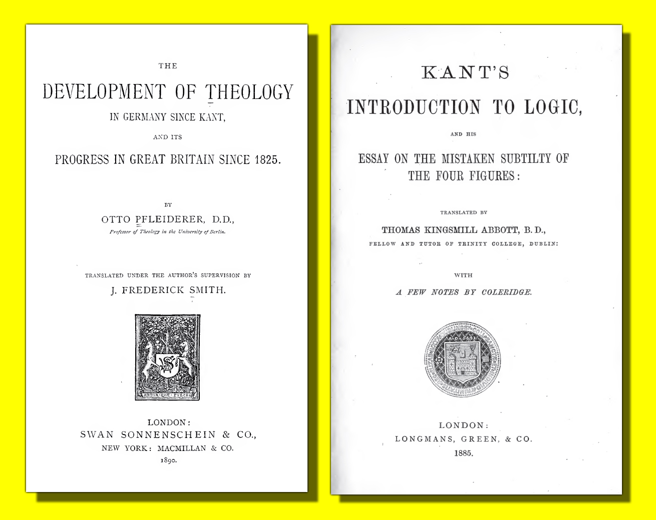 The Book Shelf: The Natural Theology of Kant by George Matheson 1876