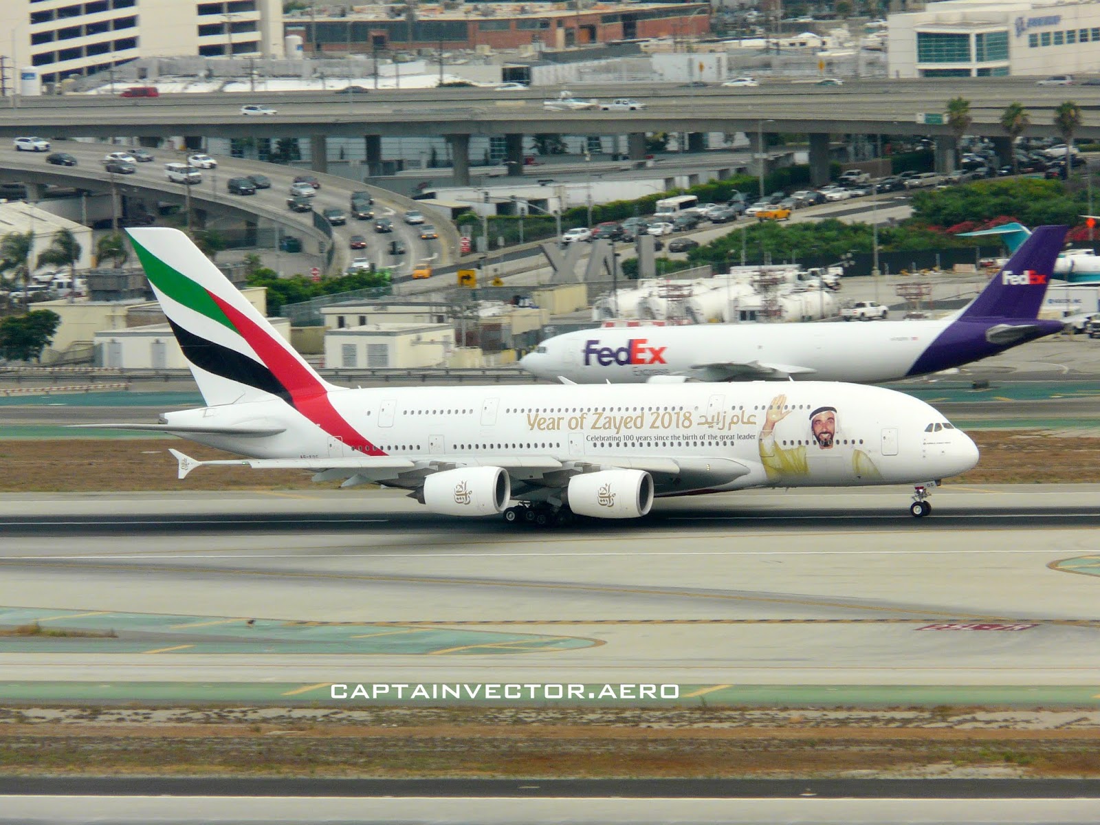 View from the control tower: Photo Friday: Emirates A380s