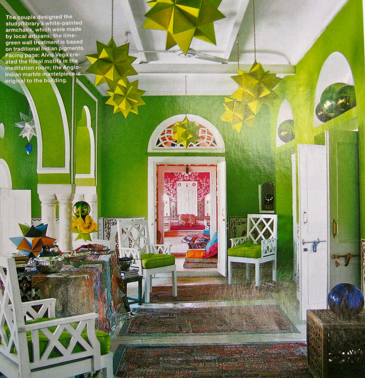 Colorful Decor of India