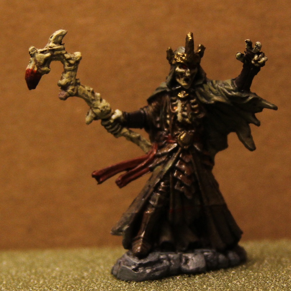 Wolf Age Miniatures: A Few Fantasy Miniatures: Lich, Basilisk and Gnome