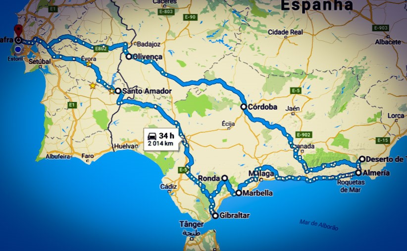 CARLOS TAVARES, Aventuras em Mota!: Sul de Espanha 2017