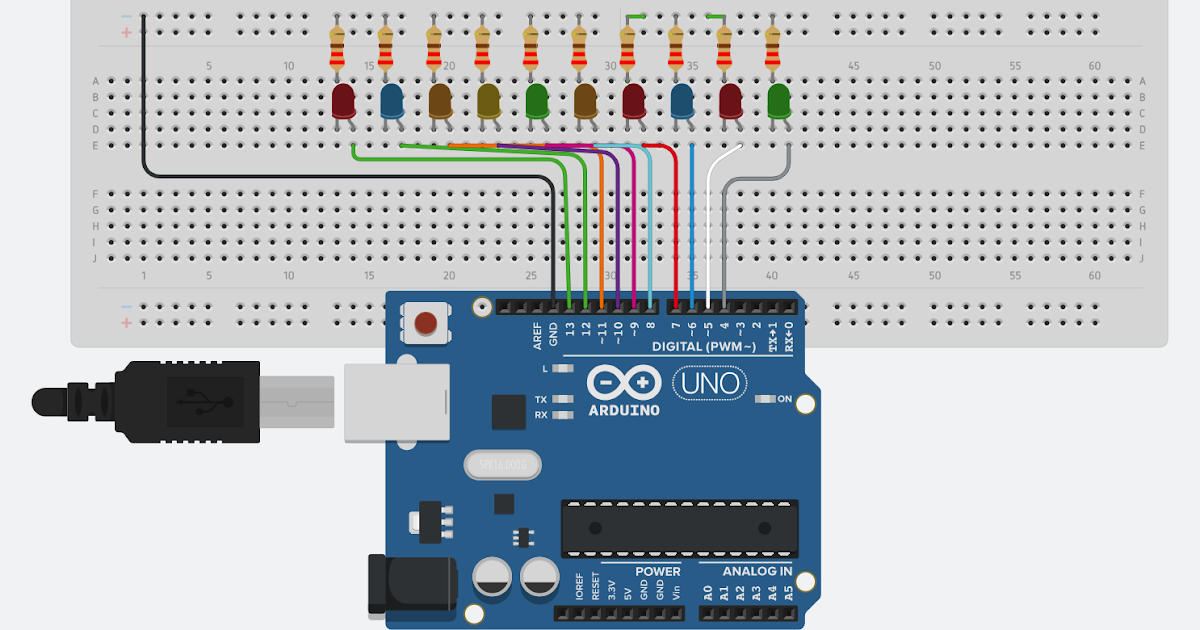 Arduino: 6. Laços (loops) com for e while