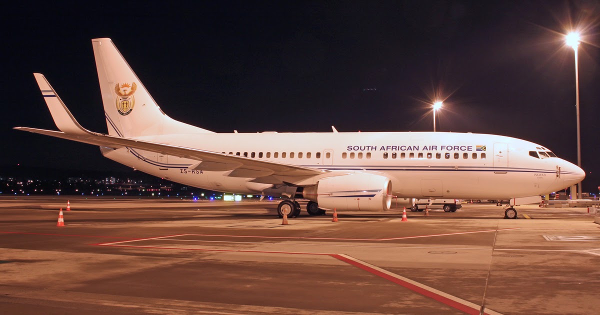 Planes and Trains - Planes 2016: ZS-RSA / Boeing 737-7ED BBJ1 / Suid ...