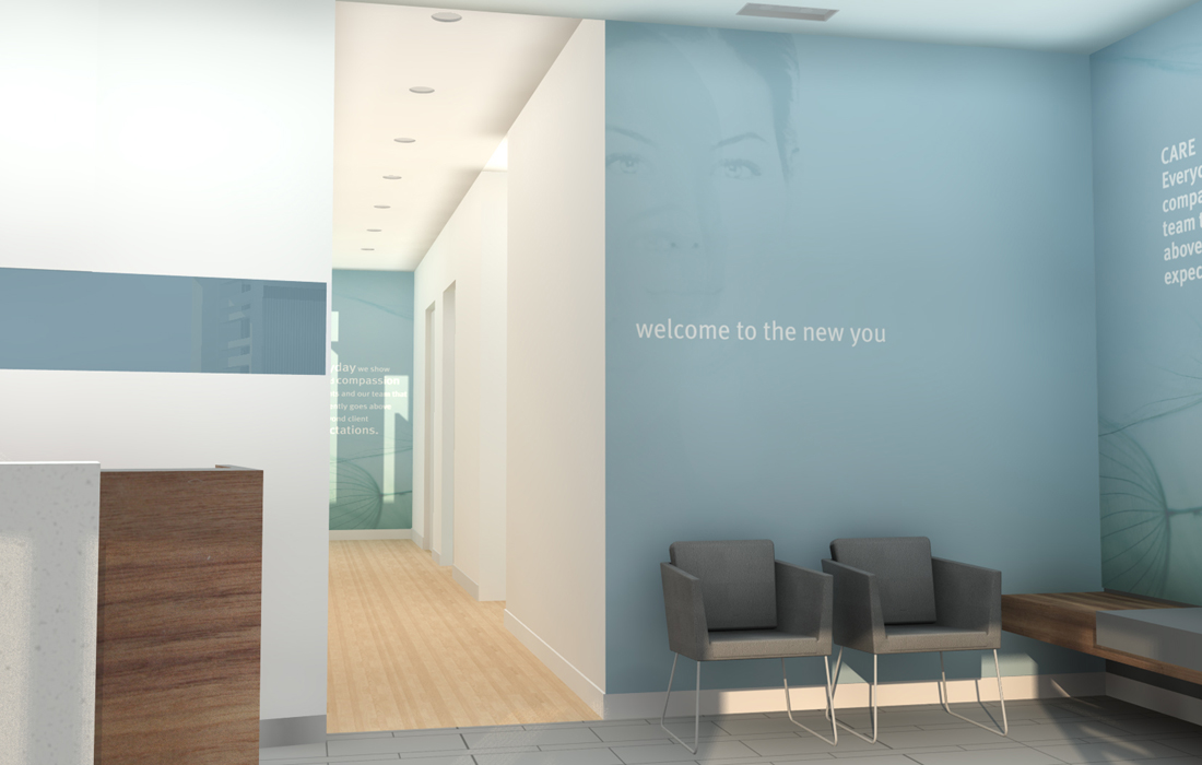 dental office design with oomph: Health care clinic concept