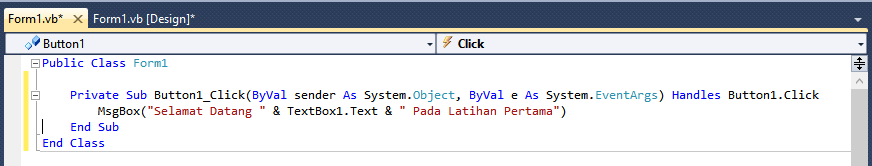 Pengenalan Interfase Microsoft Visual Basic.Net | belajar IT