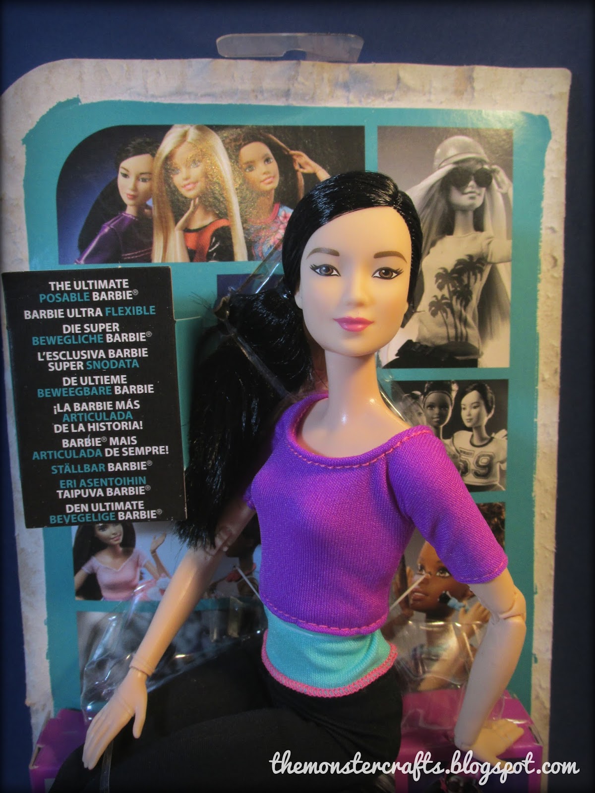 Doll review: Barbie Made to Move "Purple Top"