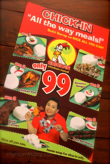 My Mom-Friday: CHICK-IN Chicken Inasal is a Winner