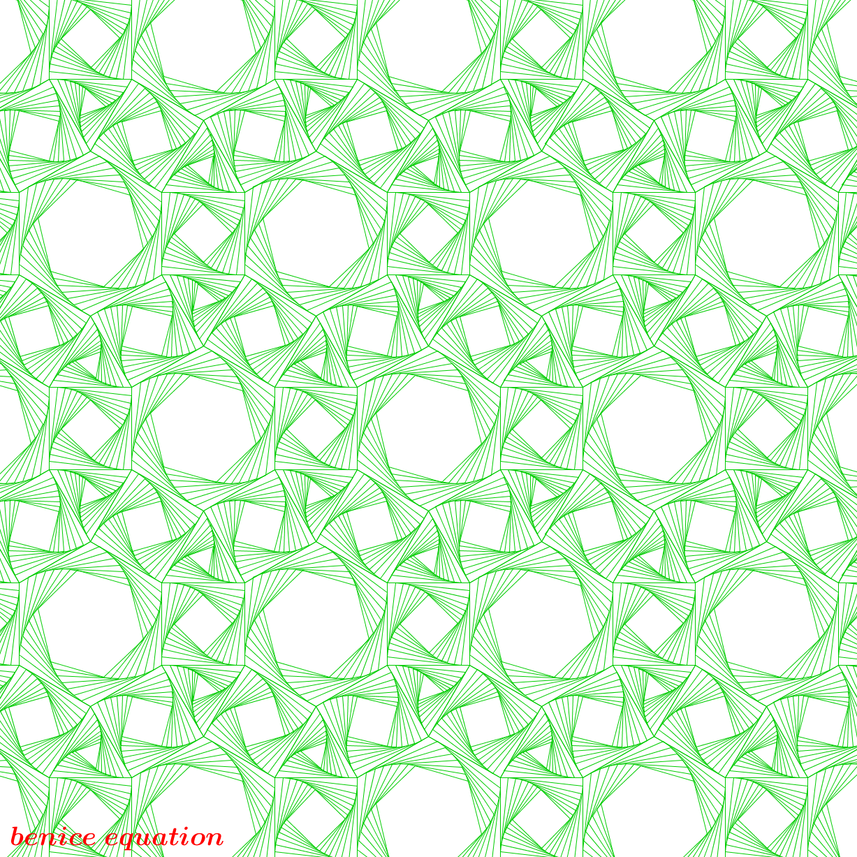 Fun math art (pictures) - benice equation: Tiling by Nested Polygons (2)