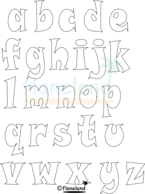 POLA HURUF ALPHABET - Flaneland