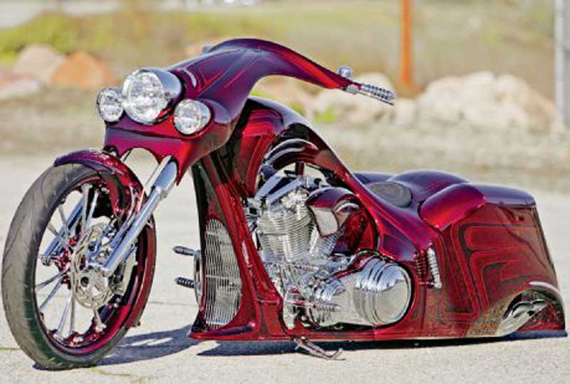Battistinis Custom Cycles: Battistinis, Arlen Ness bagger Cochise