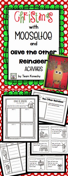 Theimaginationnook: Mooseltoe and Olive the Other Reindeer