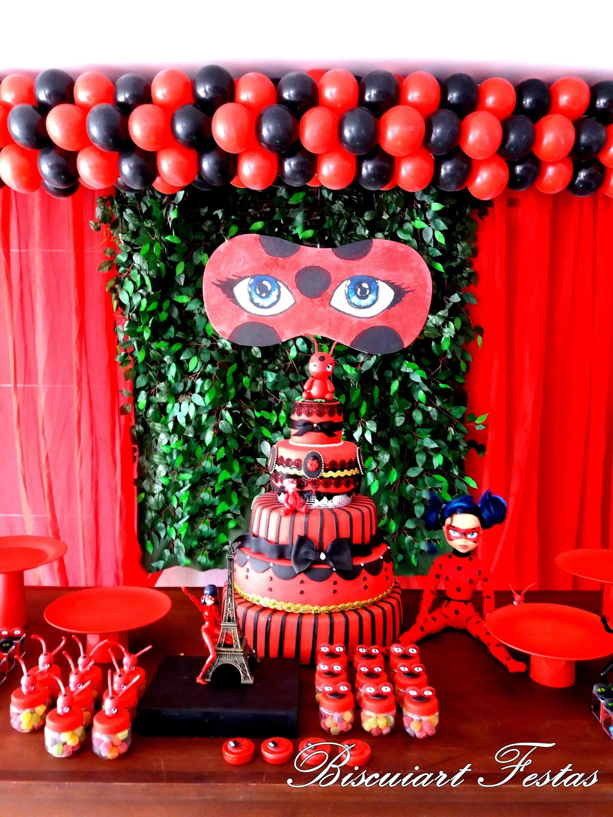 Biscuiart Festas: FESTA Ladybug, DECORAÇÃO Ladybug, Mimos LadyBug