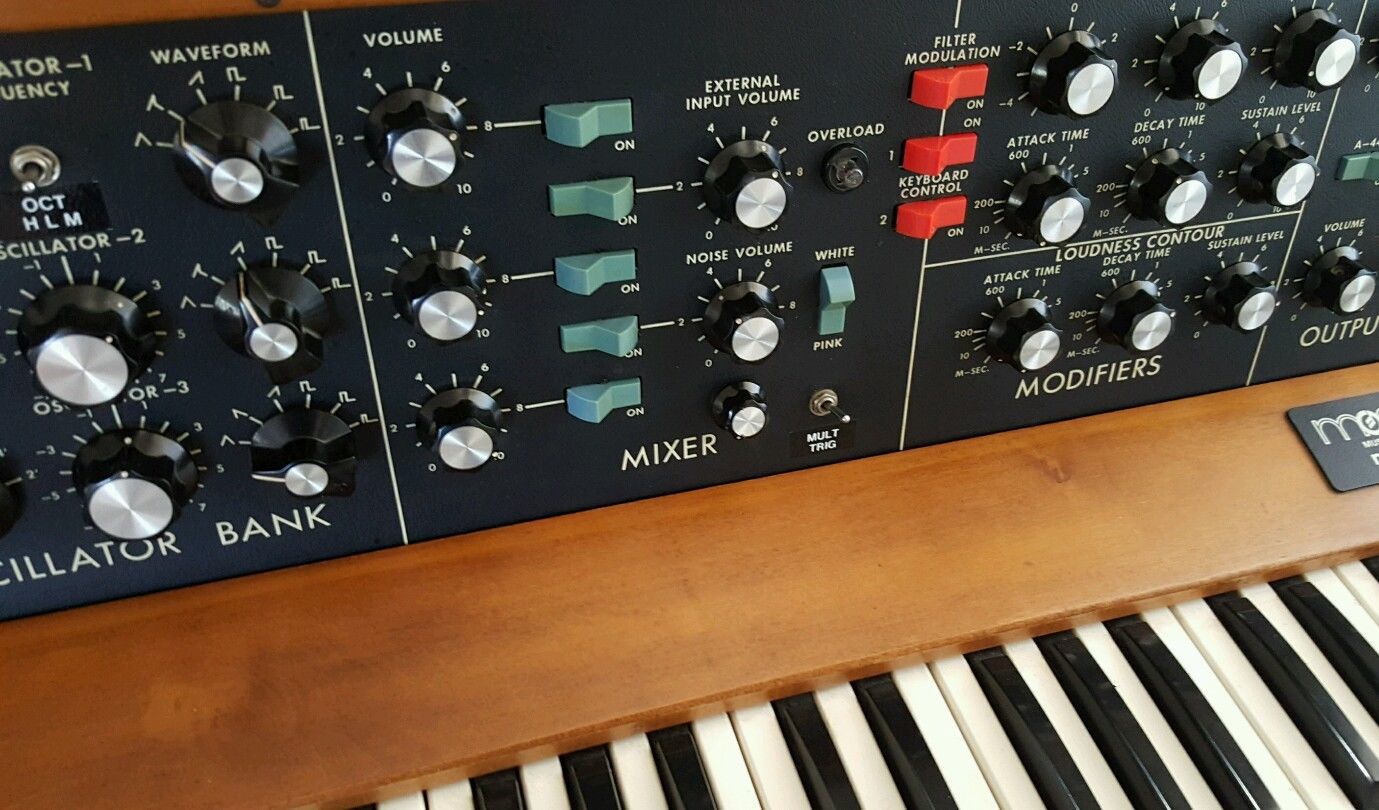 MATRIXSYNTH: Moog Minimoog Model D w/ MIDIMini kit by Studio Electronics