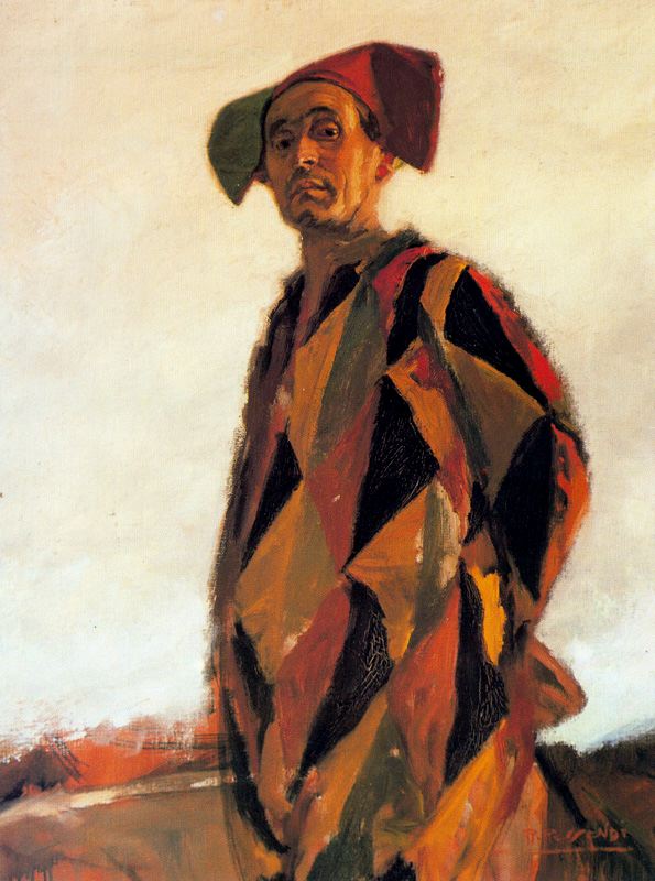 Painting of Baldomero Romero Ressendi artist, Baldomero Romero Ressendi ...