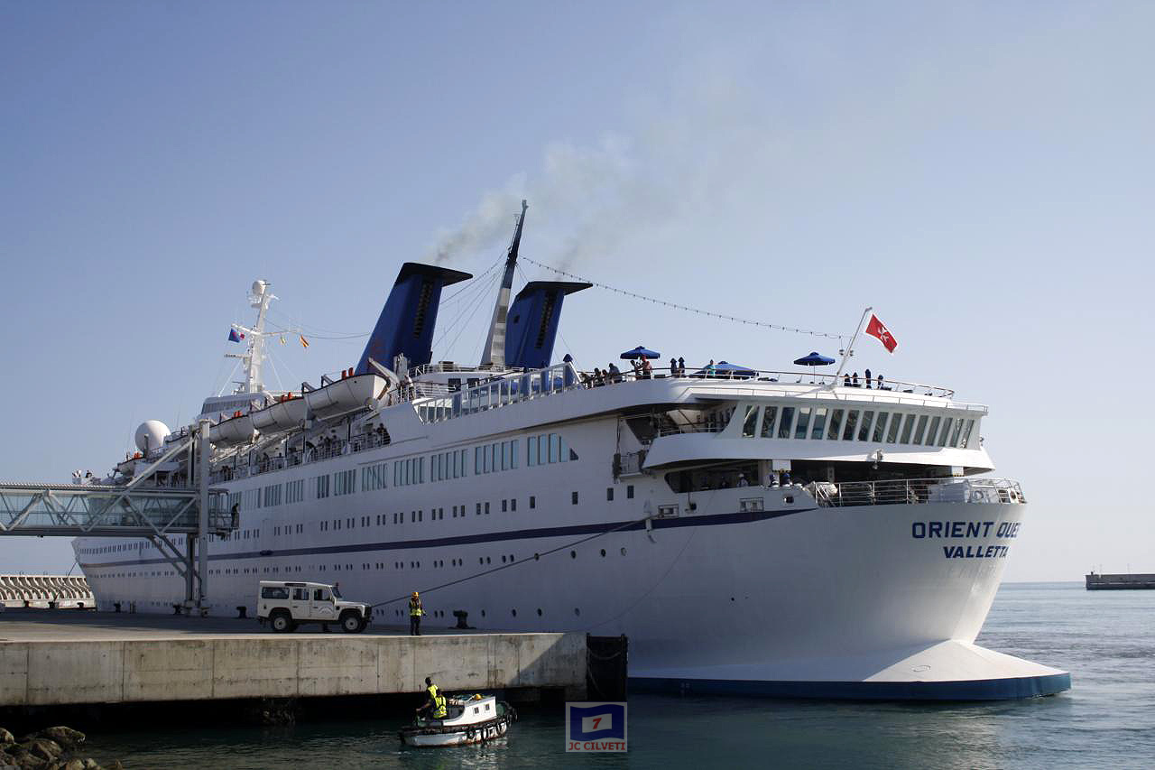 Málaga Marítima: Primera escala en Málaga del buque de crucero ORIENT QUEEN