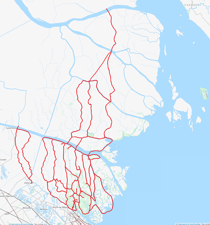 Mapas del Delta Tigre