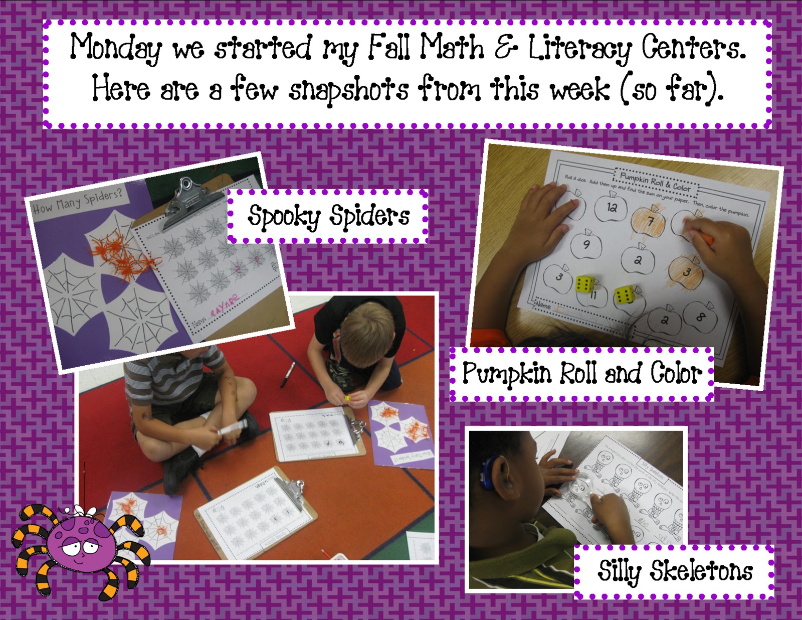 Teaching, Learning, & Loving: Fall Math & Literacy Snapshot!