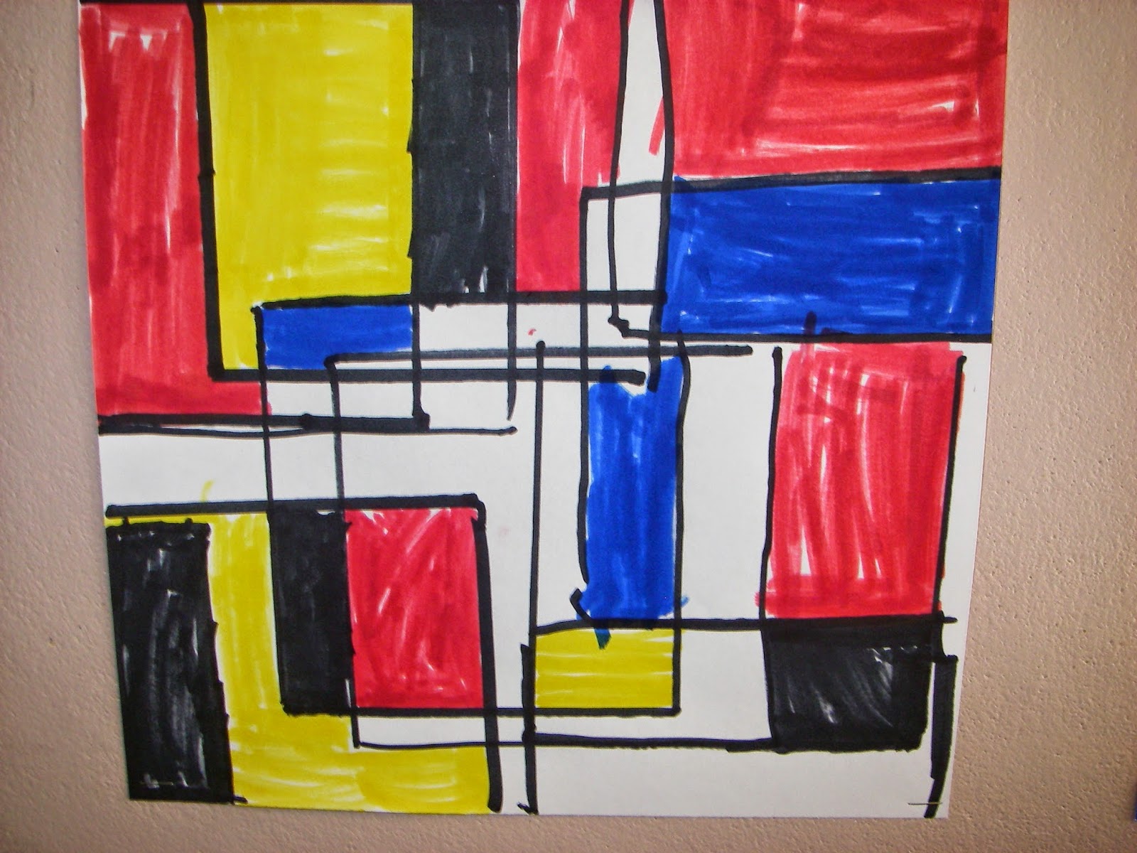 Creation Station: Line and Primary Colors with Mondrian