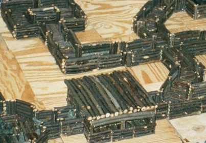 WWII Plastic Toy Soldiers: Trench System