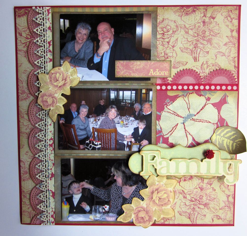 Family Layout - Cheery Lynn Designs Inspiration Blog