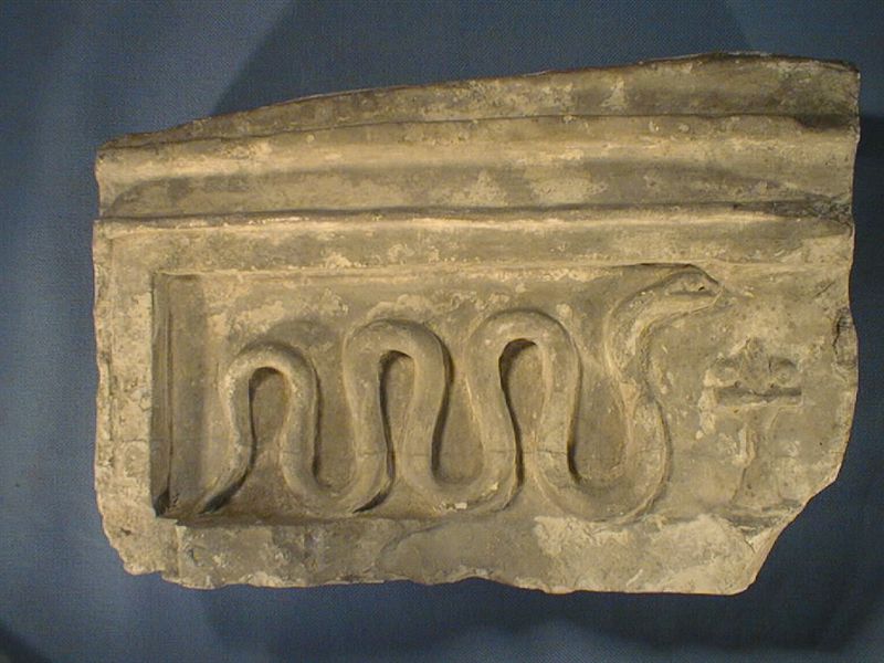 Imagenes de Egipto: Relief fragment with Agathos Daimon in front of an ...