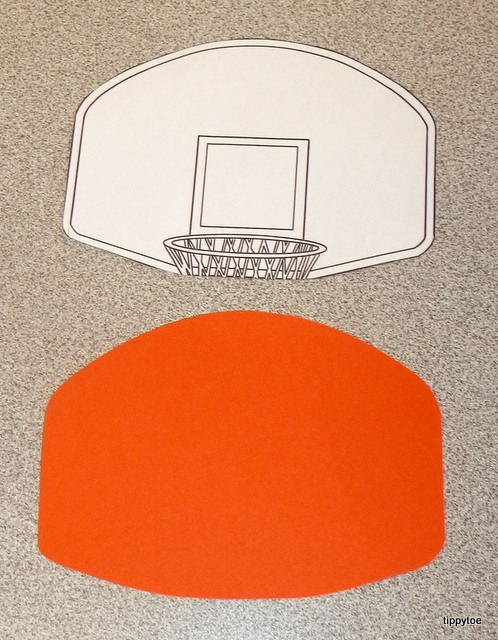 Tippytoe Crafts: Mini Basketball Hoop