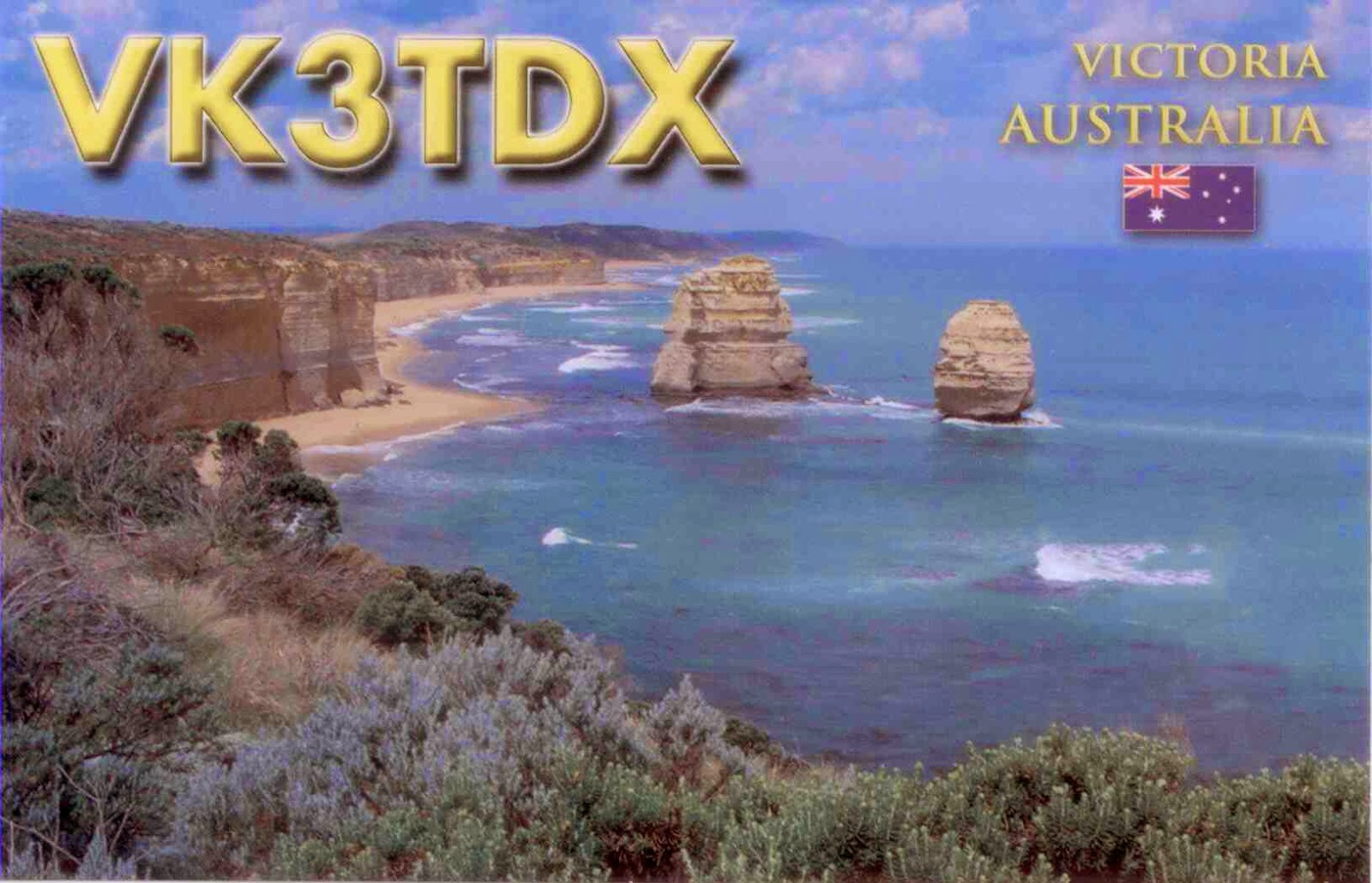 N6FS: VK3TDX Elliminyt, Victoria AUSTRALIA 30 59 OC-001 QF11to