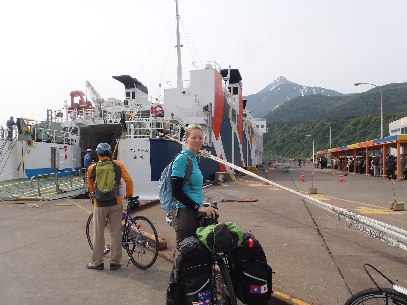 Onsen and Origami: Vanessa cycles Hokkaido: Day 8 - Rishiri Island ...