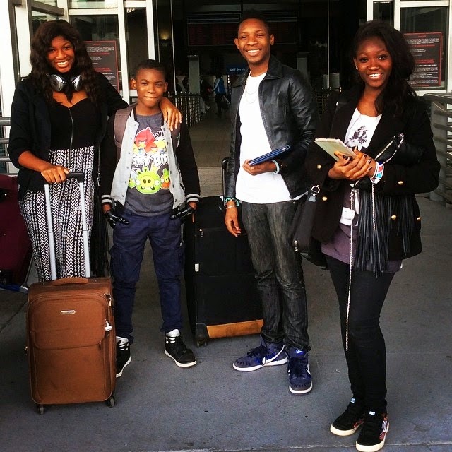 Omotola Jalade Goes On Vacation With Her Family, See Her Grown Up Kids ...