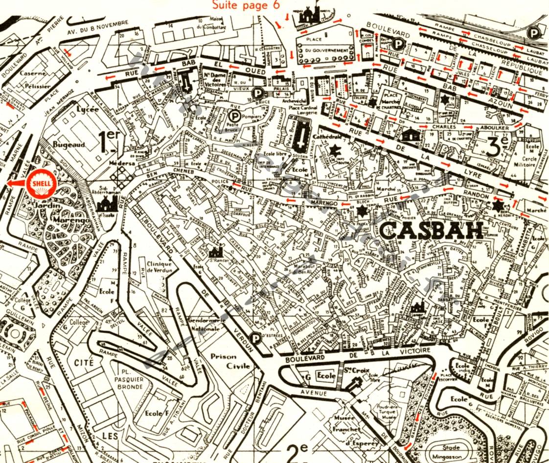 Topographie: La Casbah