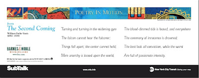 Billevesées: The MTA’s Poetry in Motion Redux