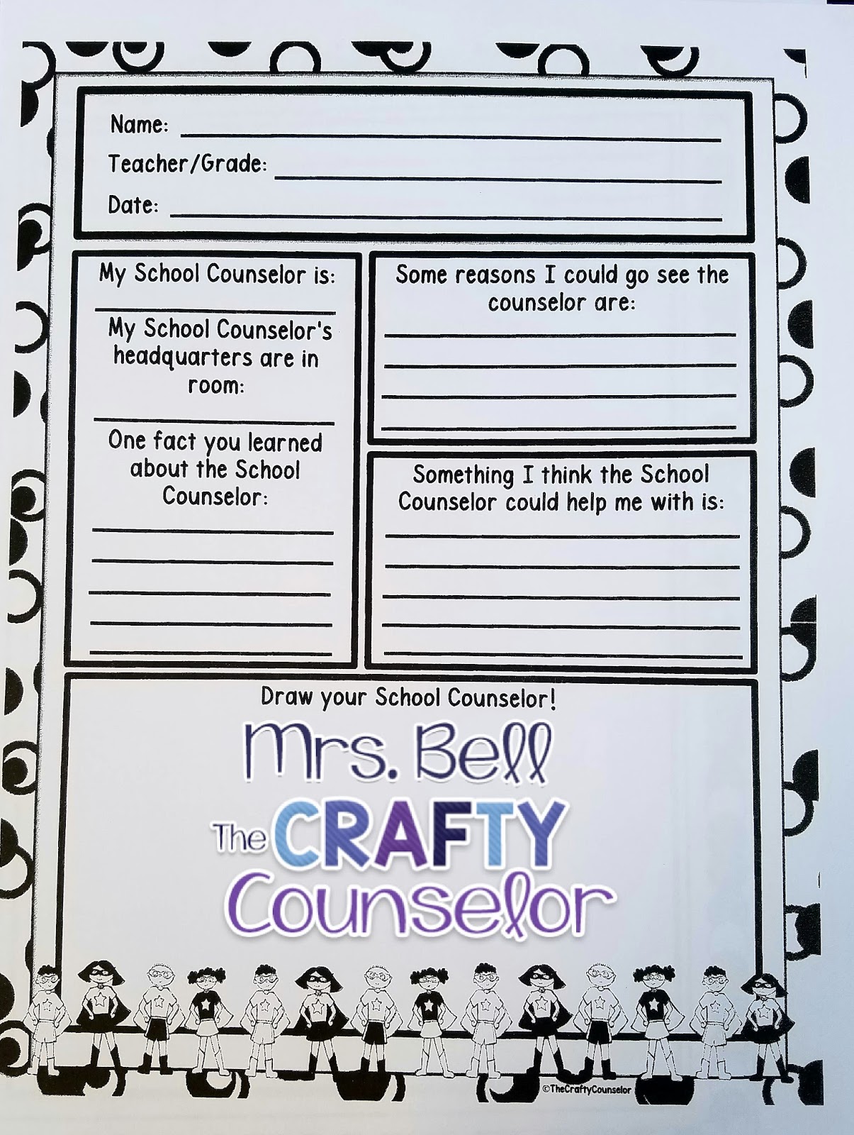 5 School Counselor's Superpowers - Mrs. Bell The Crafty Counselor