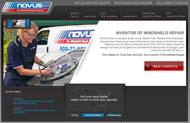 NOVUS Auto Glass Repair and Replacement