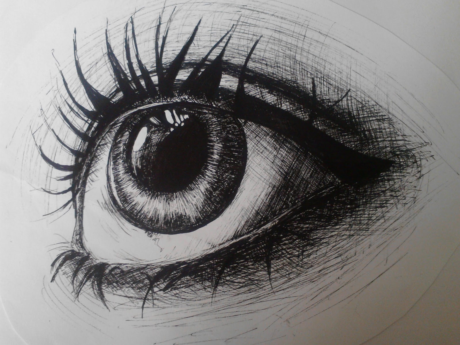 Brush Strokes and Paint Spatters: Eyes!!