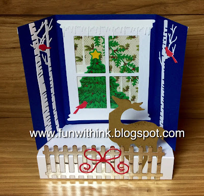 Fun With Ink: Magical Christmas Window Card