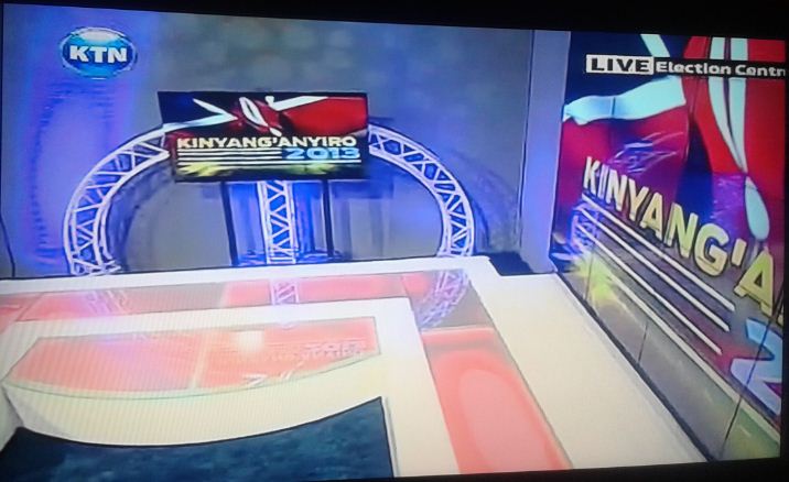 THE LATEST KENYAN NEWS: Pictures of KTN's New Election Studio