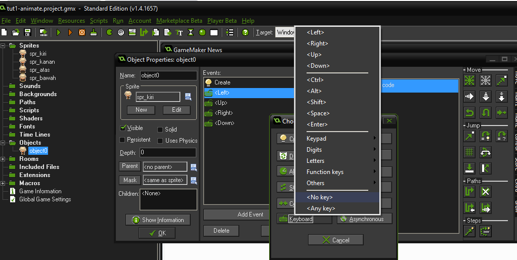 [GameMaker Studio Tutorial] - Character movement