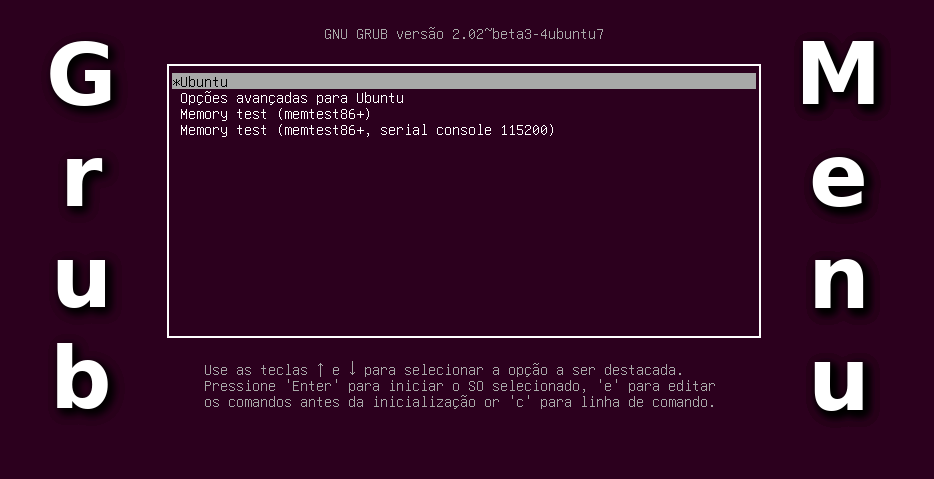 Ativar tela do Grub no Ubuntu Linux