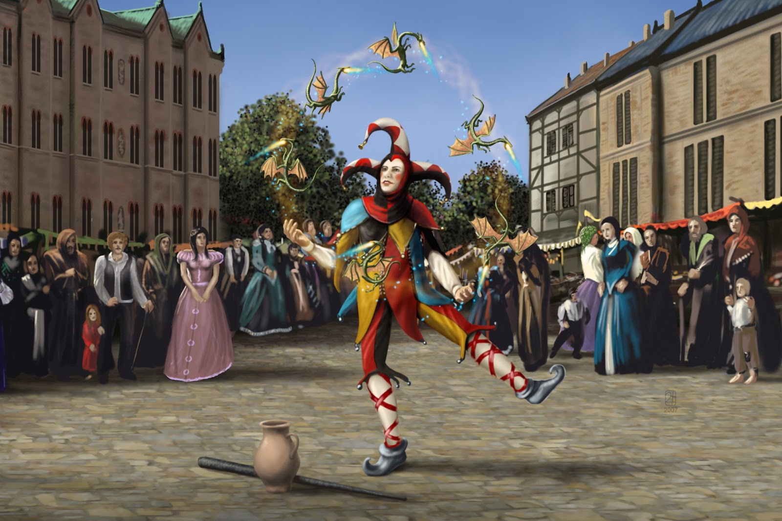 The Art of Gyula Pozsgay: Jester