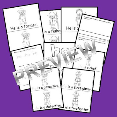 Dr. Clements' Kindergarten : Emergent Reader: Sight Word: HE (Community ...