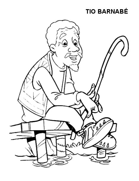 Blog de Geografia: Tio Barnabé - (Sítio do Picapau Amarelo) - Desenho ...