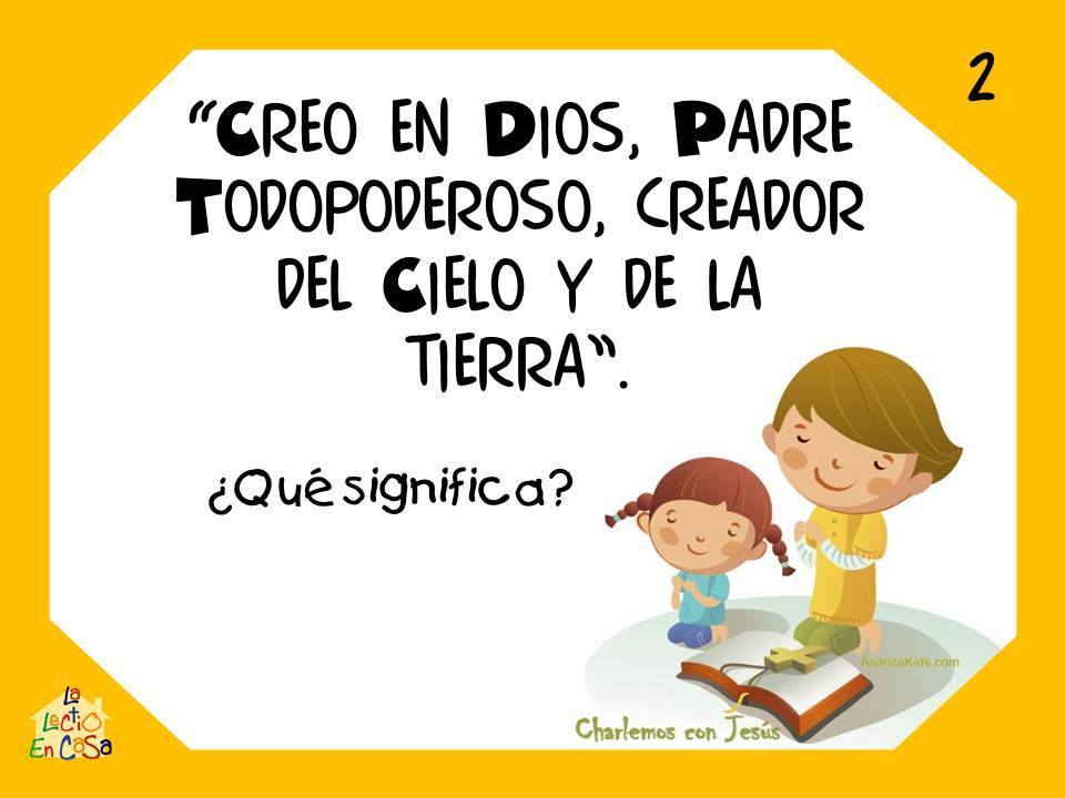 JESUS PASA X AQUI: EL CREDO - EXPLICADO PARA NIÑOS
