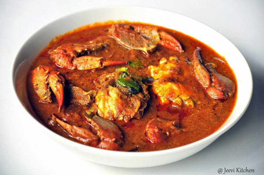 Jeevi Kitchen: Crab Masala Curry