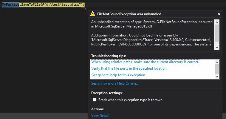 Sql Code Space Create Ssis Package In Code Part 2 Ezapi