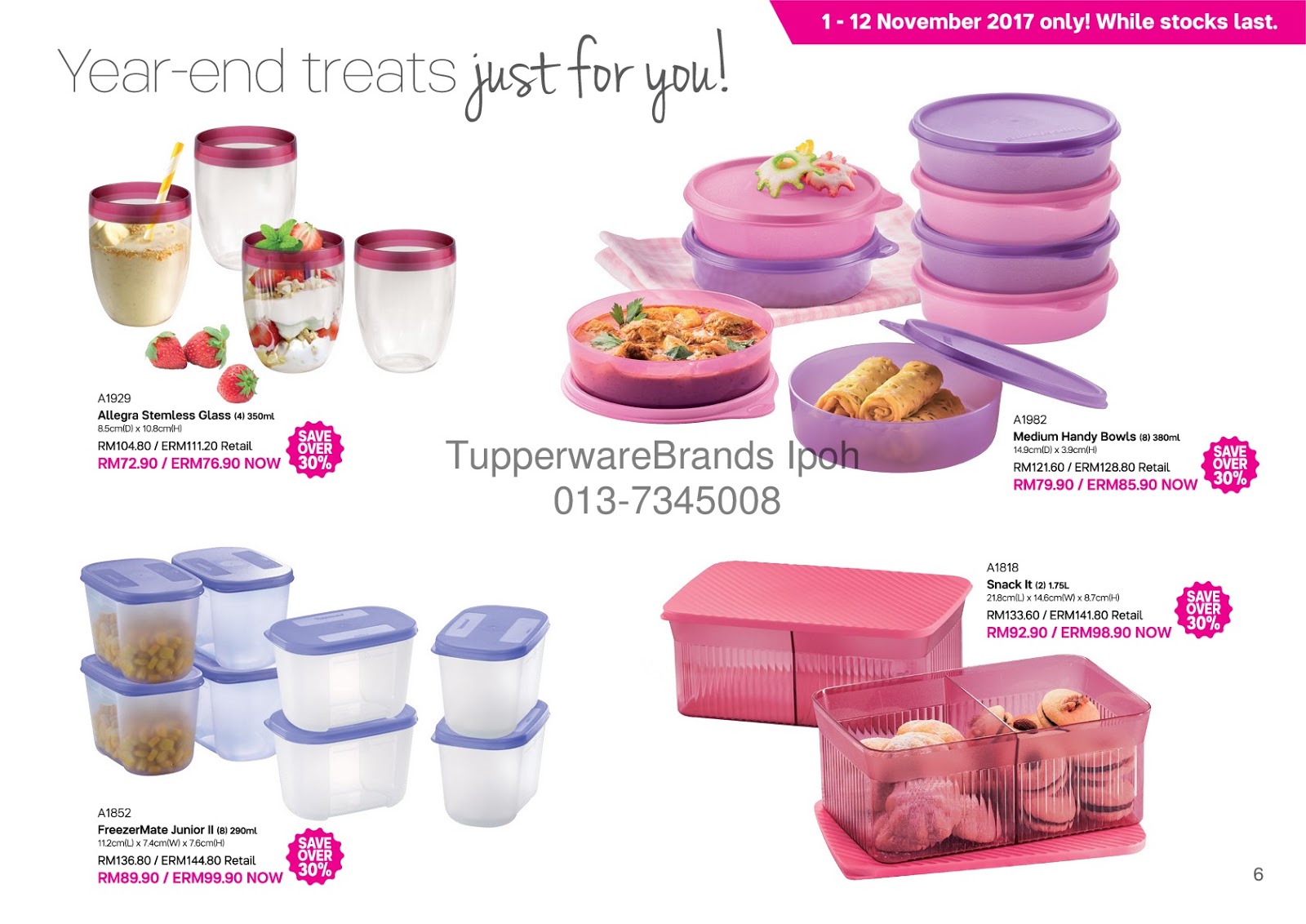 November Tupperware Mini Leaflet: 1 - 30 November 2017 - Tupperware ...