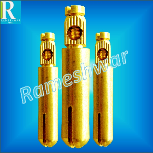 RAMESHWAR BRASS PRODUCTS : Brass 3 pin Top: Brass Plug Pins