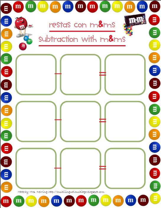 Multilingual Multiage: Math with M&Ms